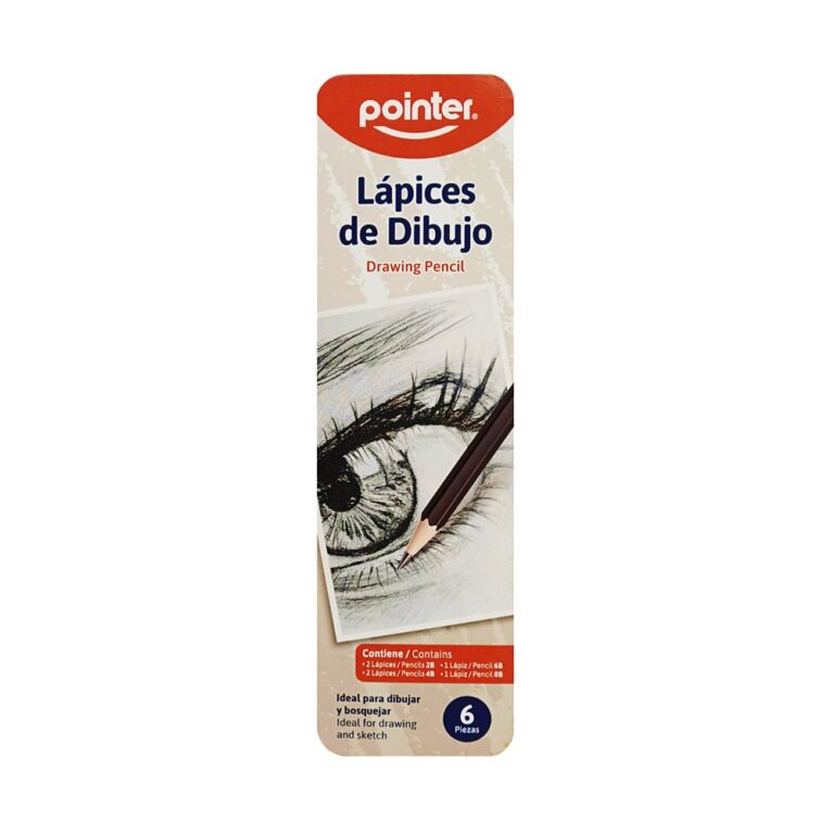 Juego de Lápices de Dibujo 6 Uds Pointer - Megabyte Papelería, C.A.